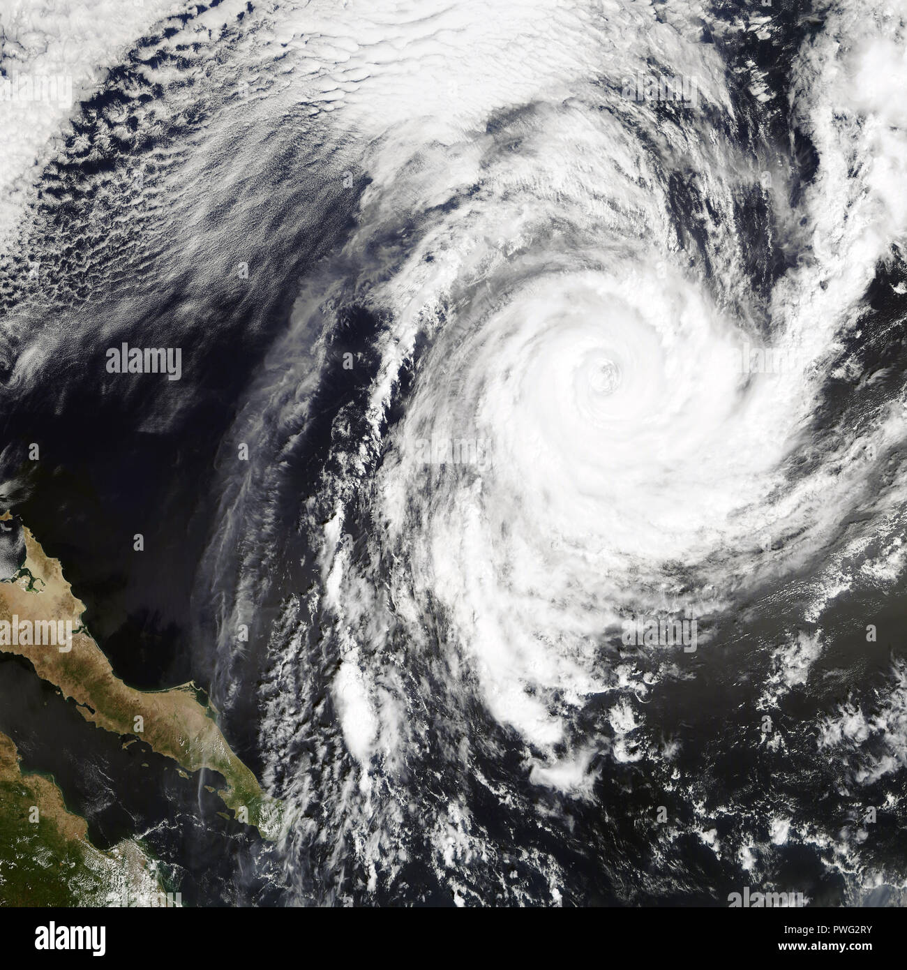 Hurricane Rosa, tropical storm. Elements of this image are furnished by ...