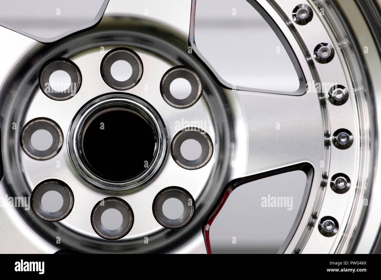 Shiny alloy metal wheel rim hi-res stock photography and images - Alamy