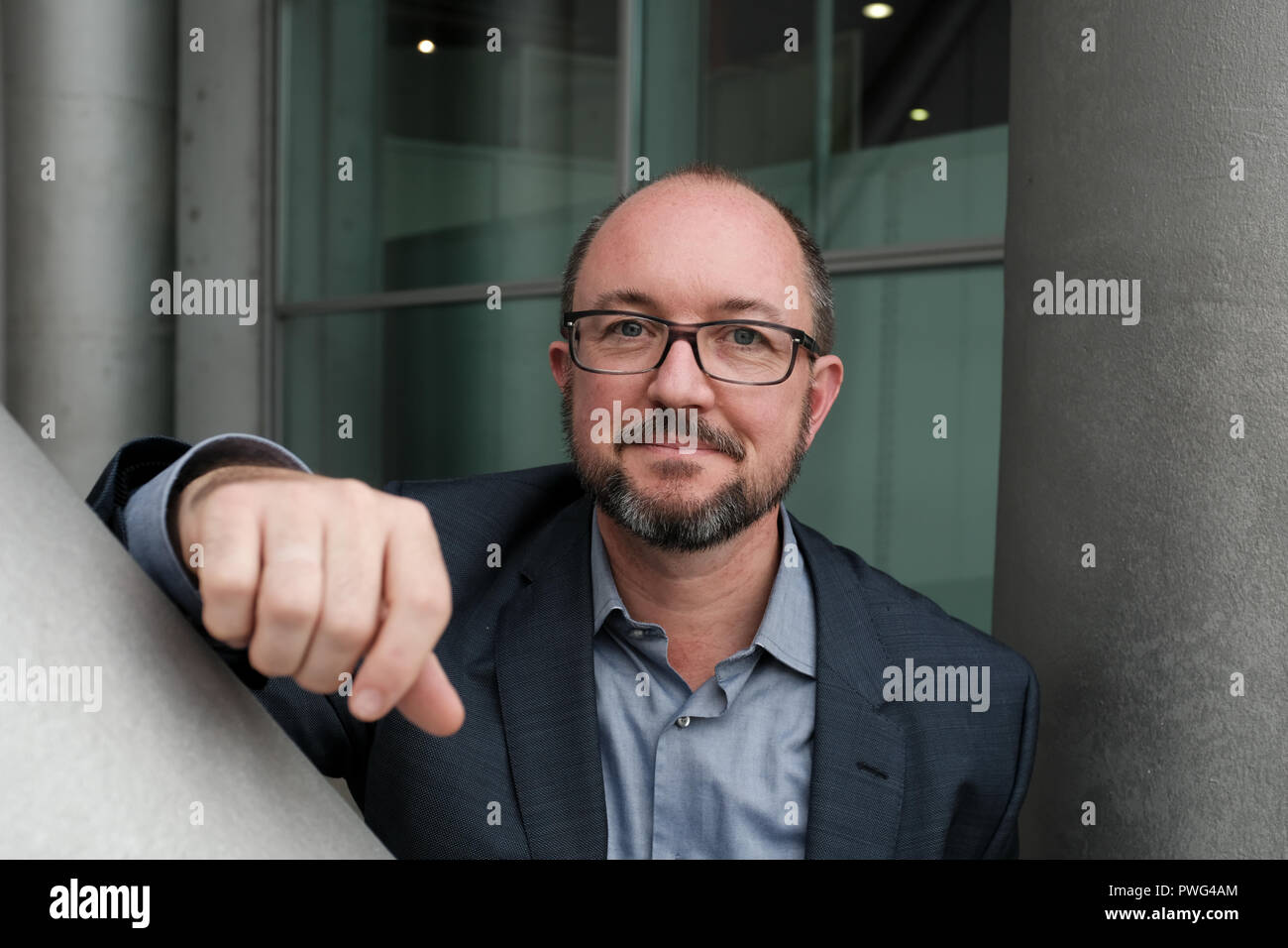 Daniel Bax in October 2018 at the Frankfurt Book Fair. | usage ...