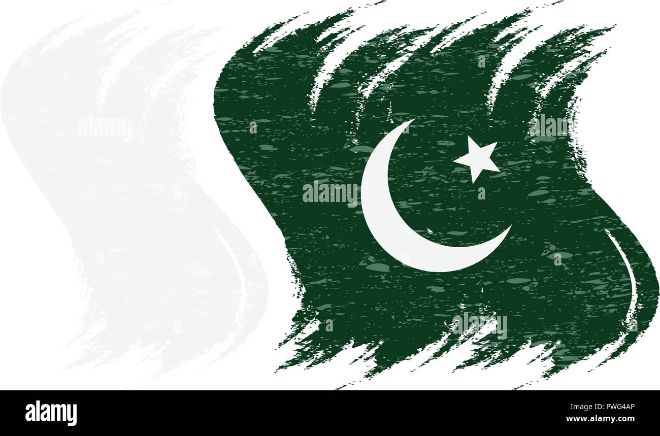 Pakistan brush stroke Stock Vector Images - Alamy