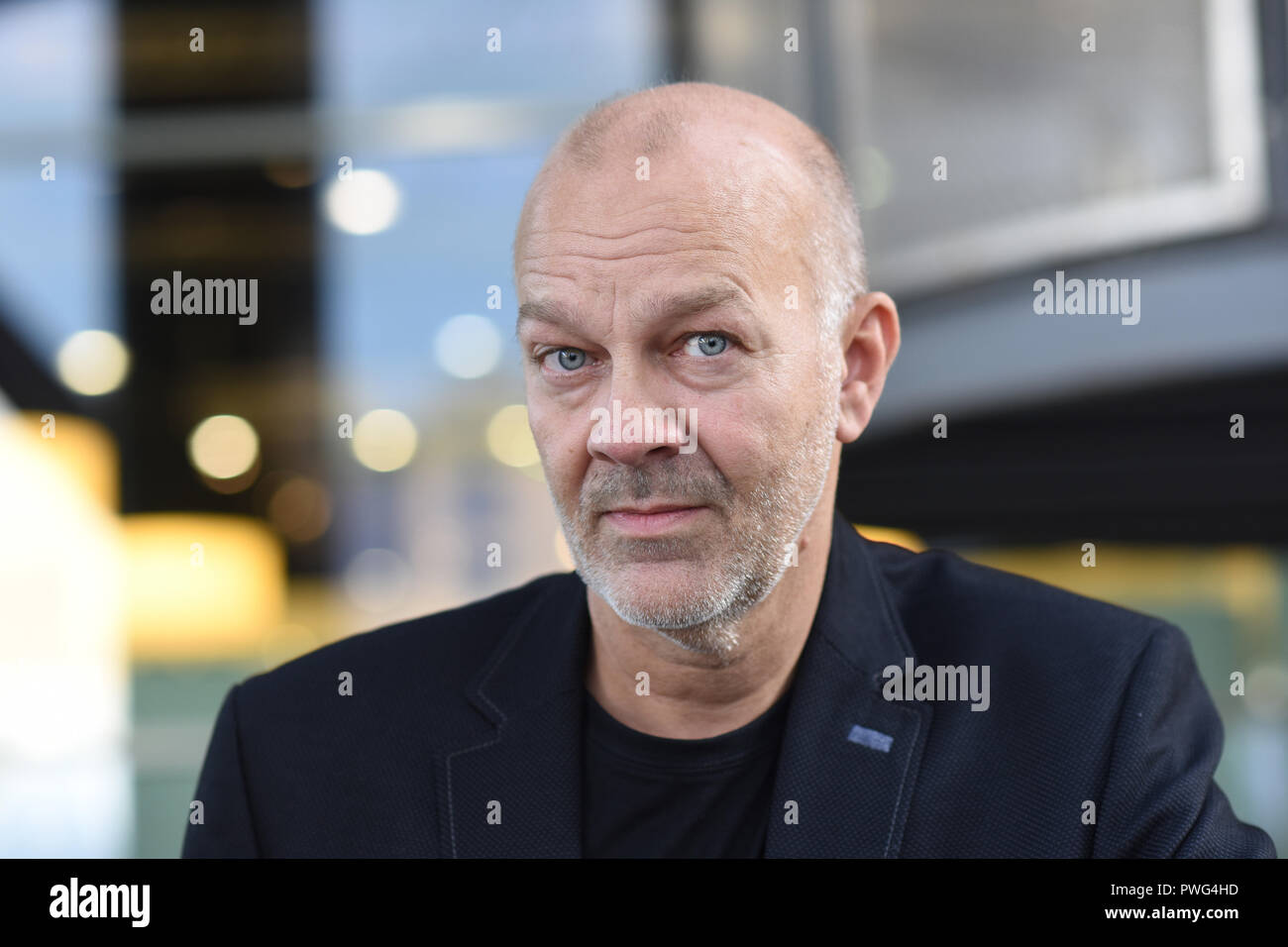 Jens Henrick Jensen in October 2018 at the Frankfurt Book Fair. | usage ...