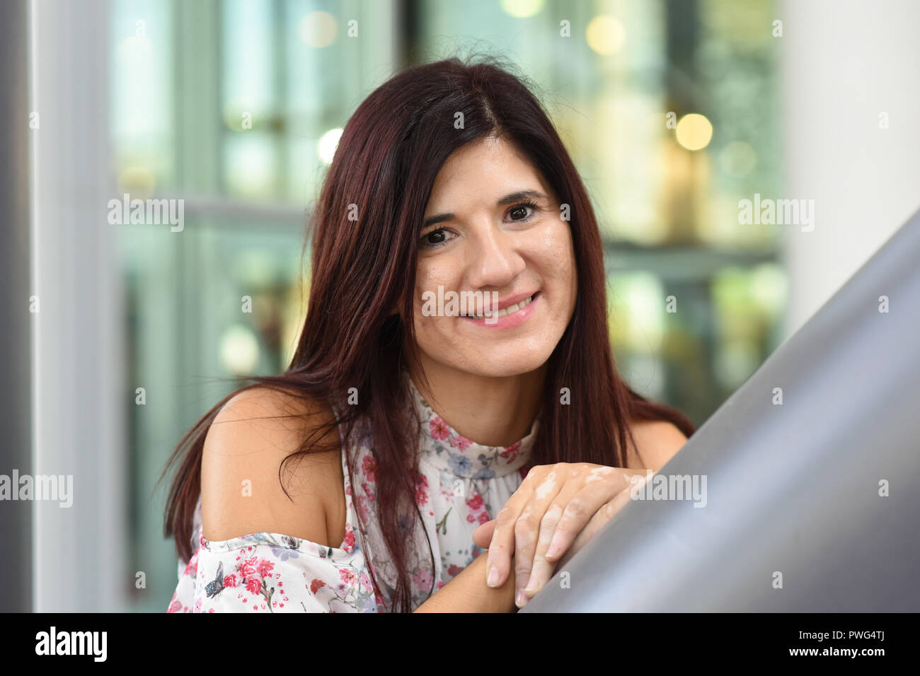 April Dawson in October 2018 at the Frankfurt Book Fair. | usage ...