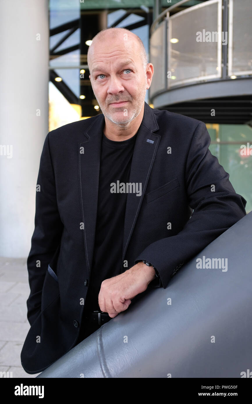 Jens Henrick Jensen in October 2018 at the Frankfurt Book Fair. | usage ...