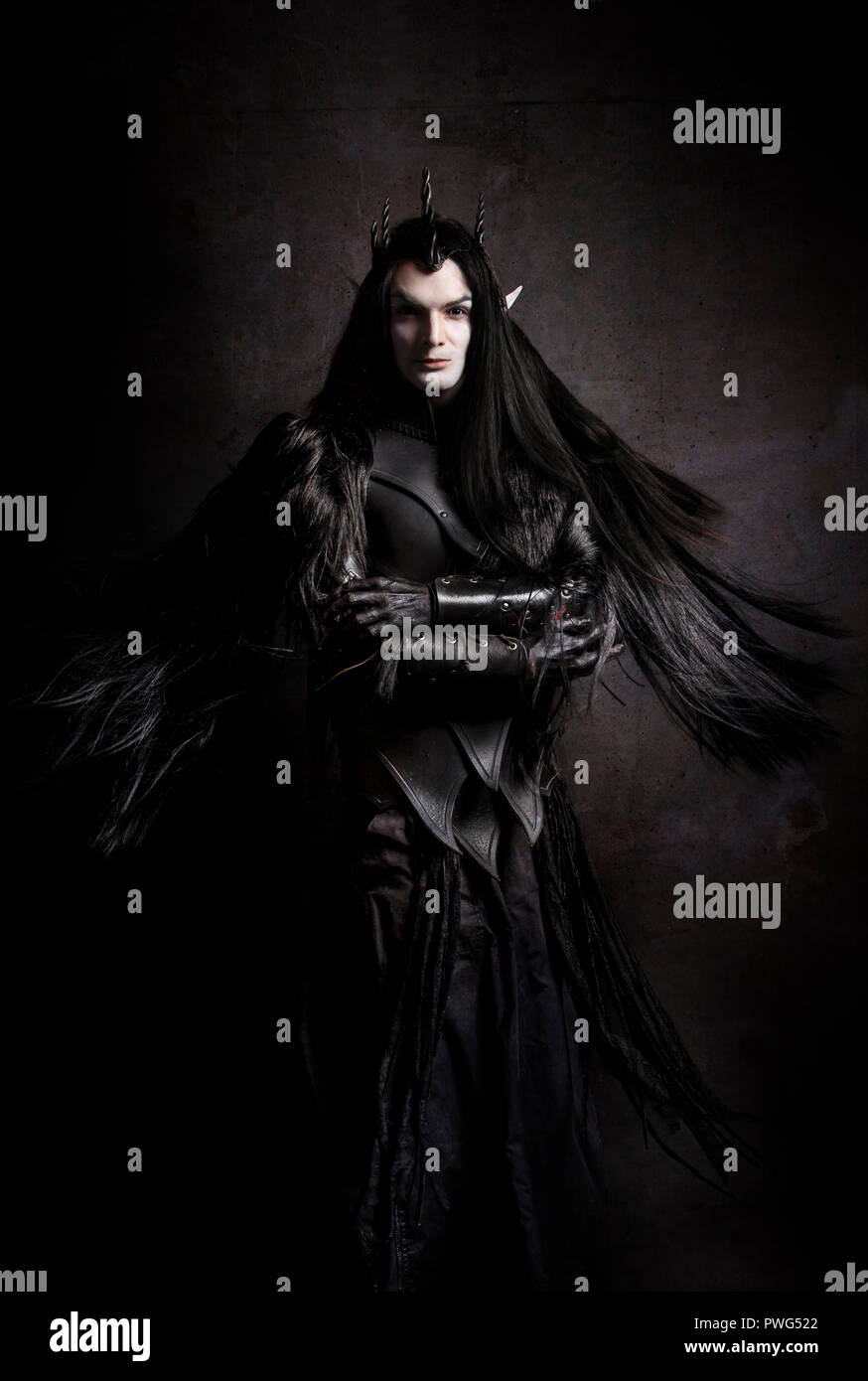 Portrait of a Black Elf Stock Photo - Alamy