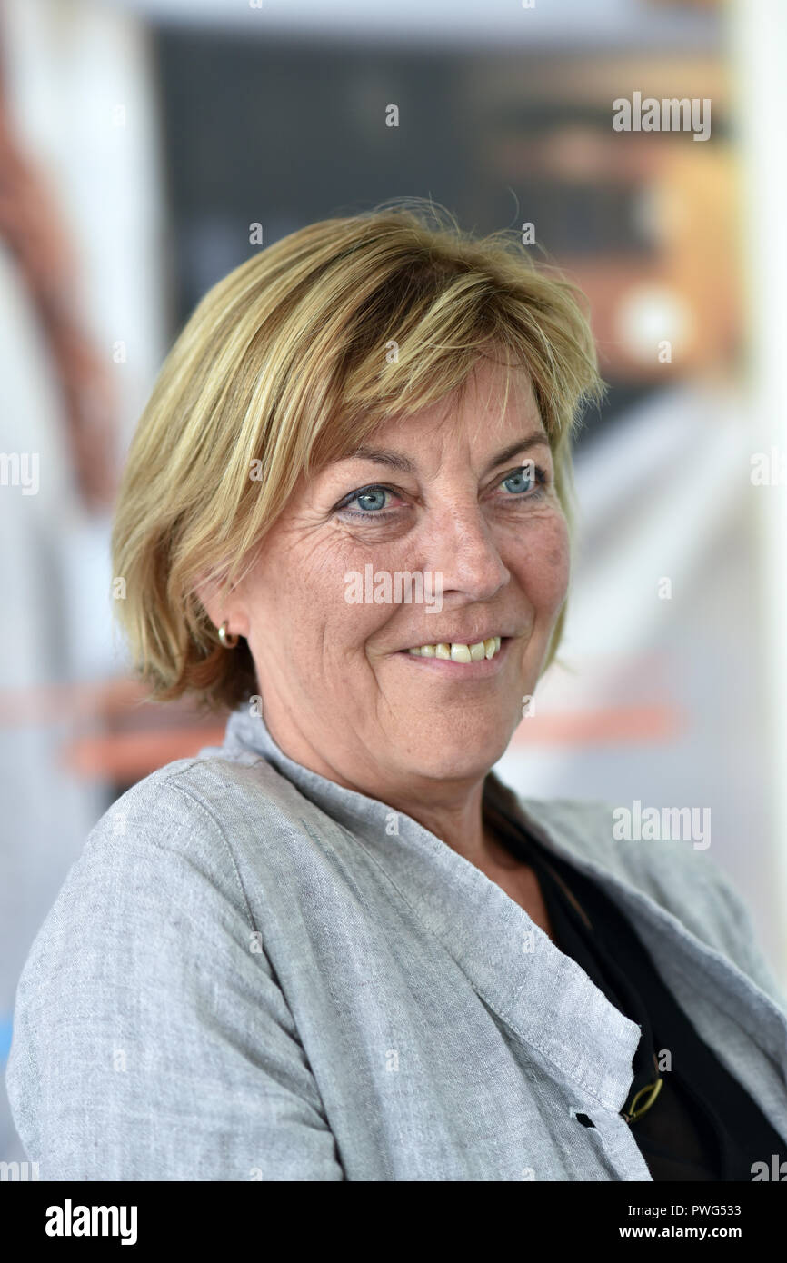 Dora Heldt in October 2018 at the Frankfurt Book Fair. | usage ...