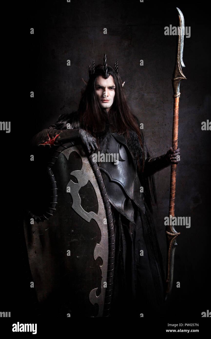 Portrait of a Black Elf Stock Photo - Alamy