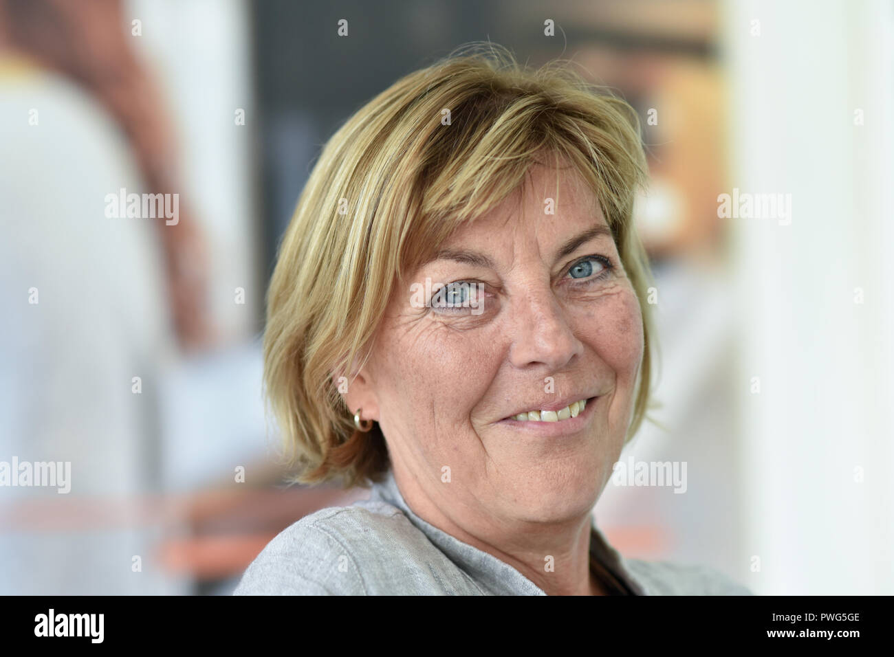 Dora Heldt in October 2018 at the Frankfurt Book Fair. | usage ...