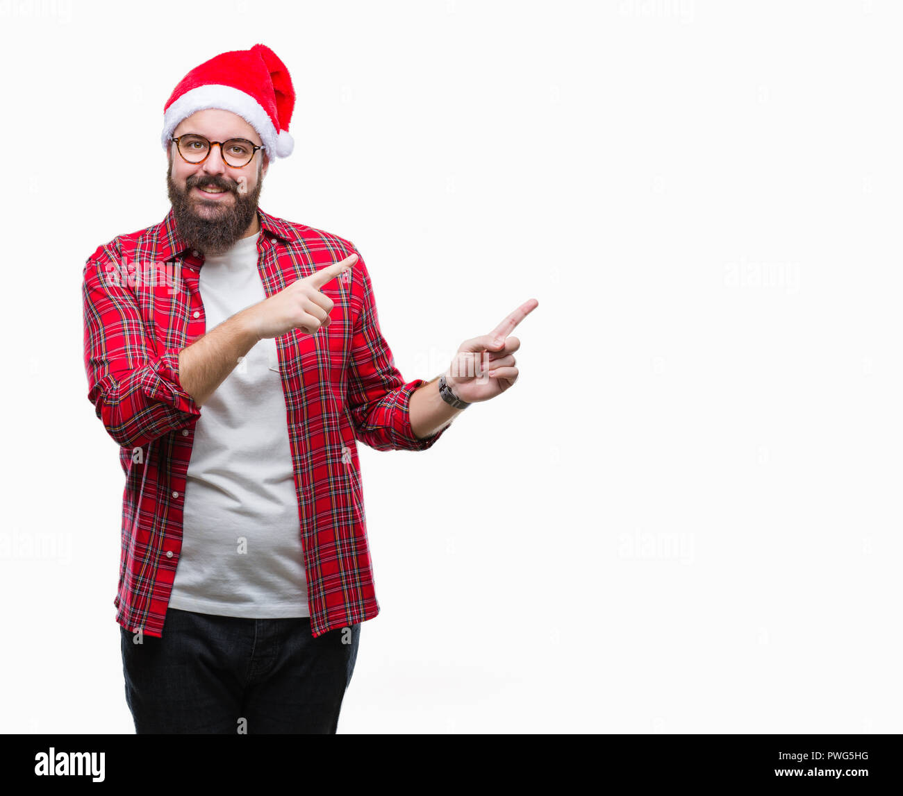 Portrait two young smiling hipster Cut Out Stock Images & Pictures - Alamy