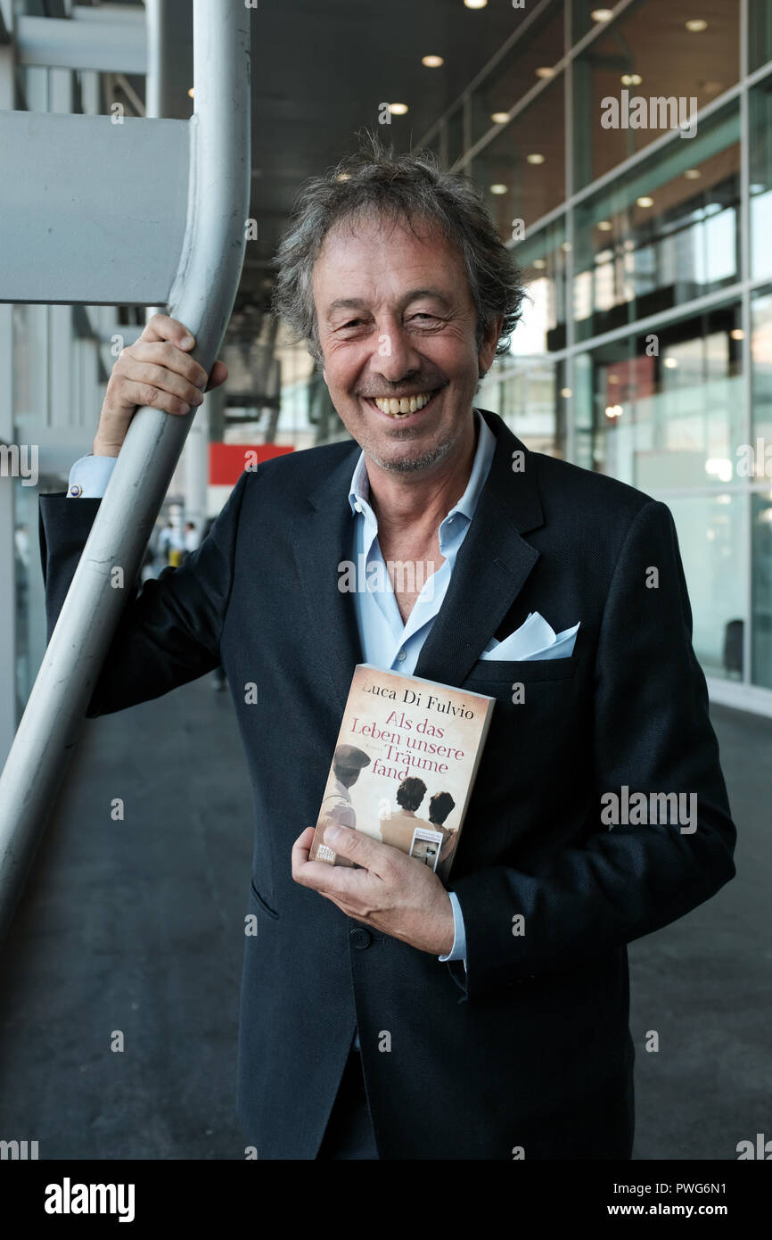 Luca di Fulvio in October 2018 at the Frankfurt Book Fair. | usage ...