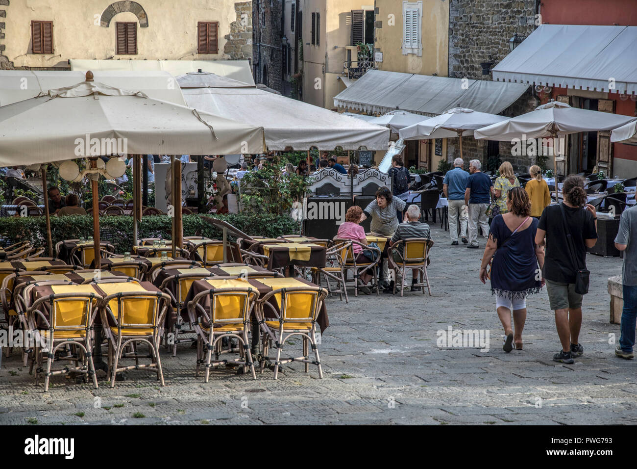 outdoor restaurant in Montecatini Terme is an Italian municipality in ...