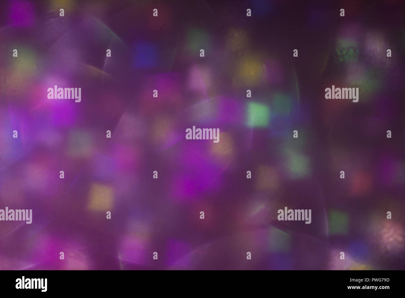 blurred defocused bright light. lens flare. shiny spots. dark ...