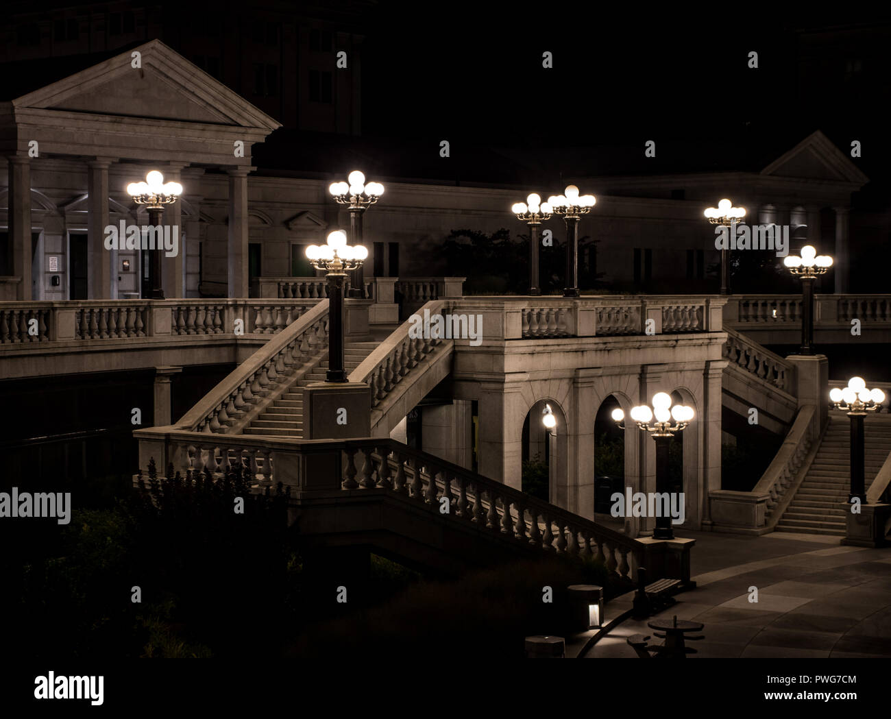 The beautiful architecture of the capital city of Harrisburg Stock ...