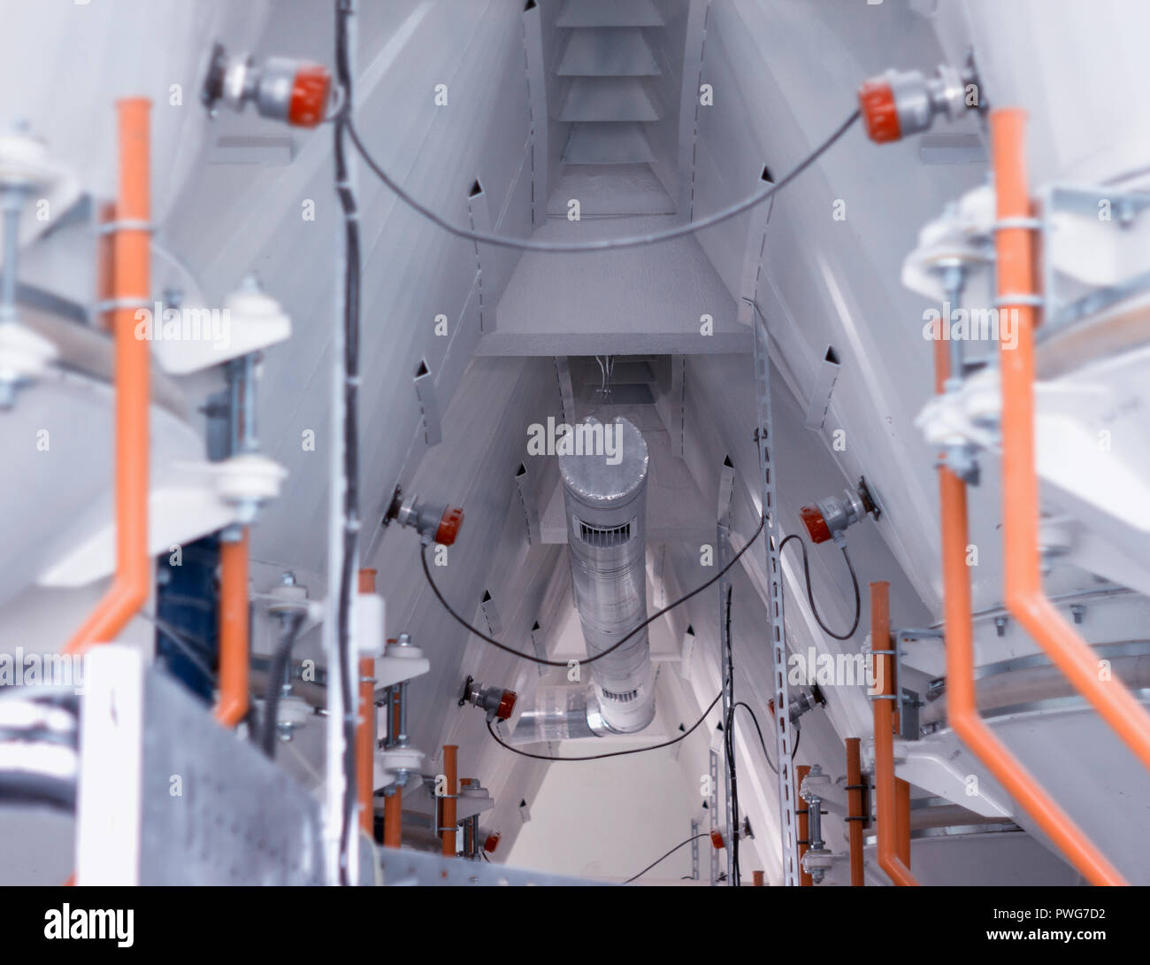 Modern plant for the production of food cereals and flour, large ...