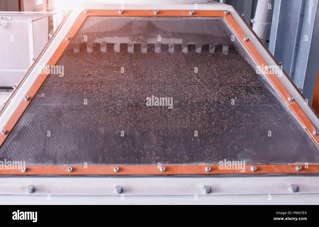 Plant for the processing and manufacture of food grains, grain passes ...