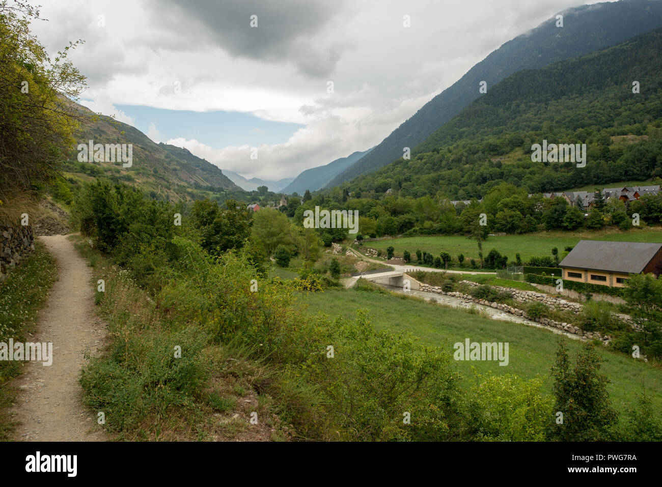 The valley of Aran in the Pyrenees, Lleida, Spain Stock Photo - Alamy