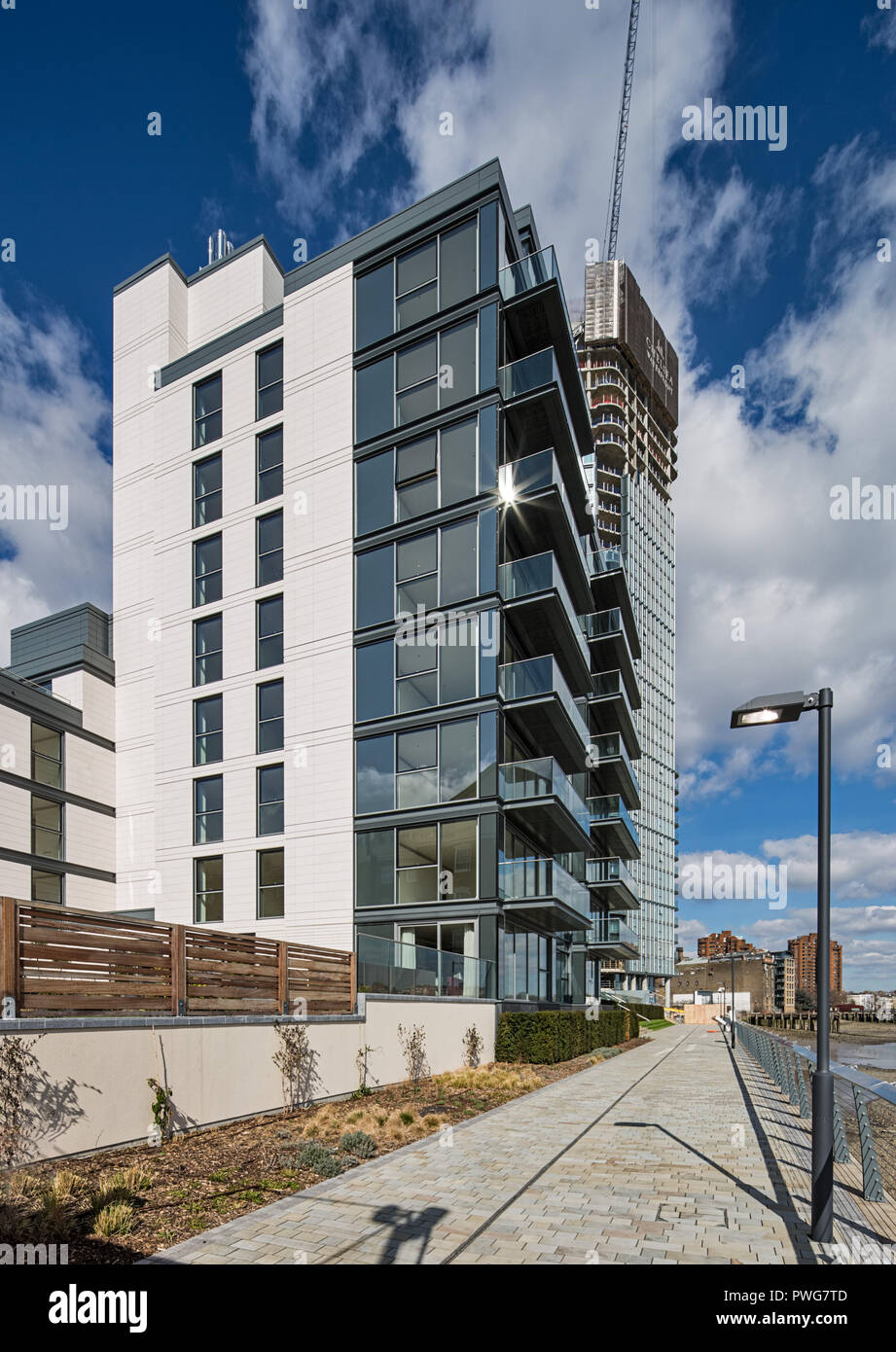 Chelsea Waterfront development Stock Photo - Alamy