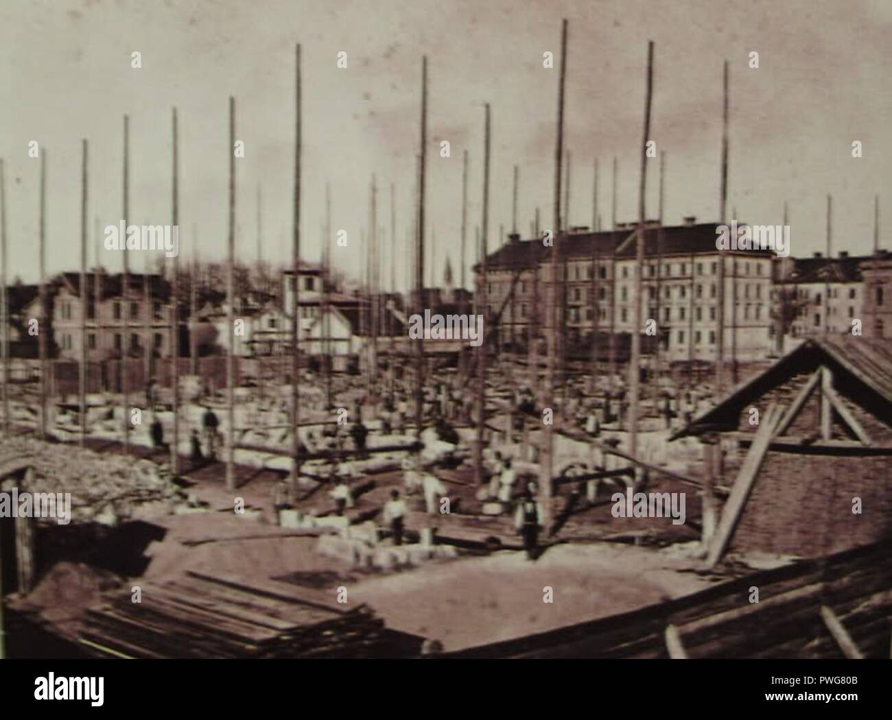 Building of Narodni muzej 1883 Stock Photo - Alamy