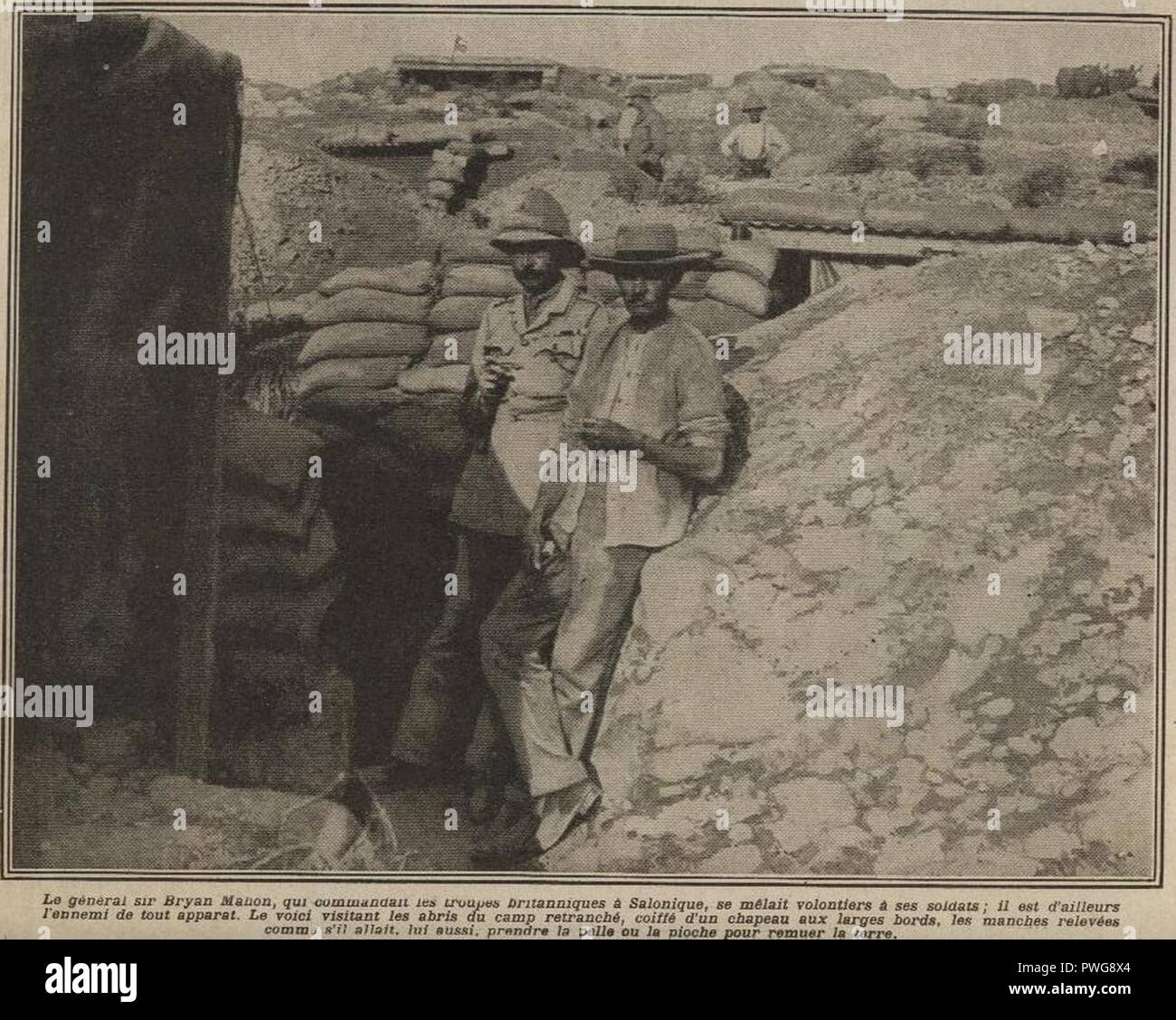 Bryan Mahon at Salonica 1916 Stock Photo - Alamy