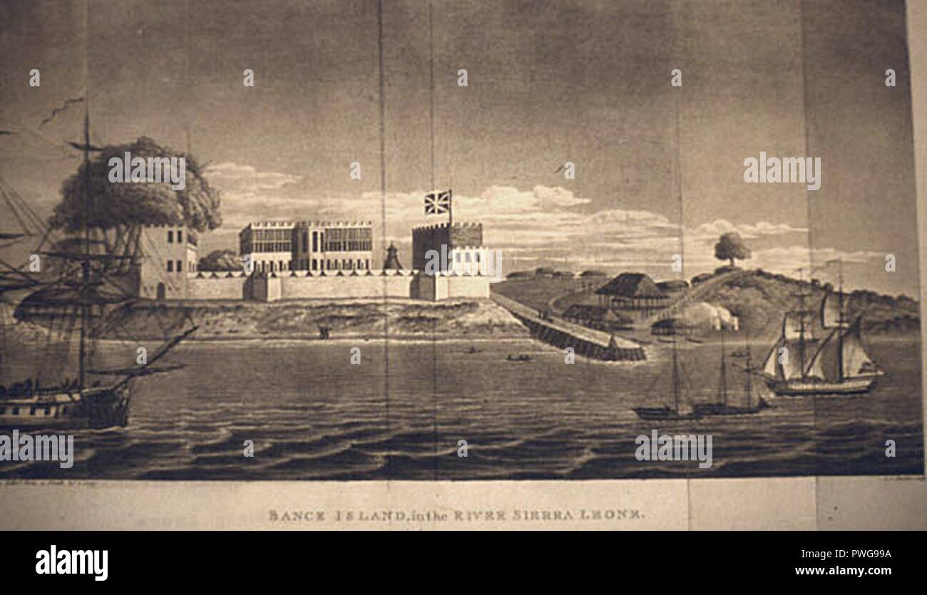 Bunce Island 1805 Stock Photo - Alamy