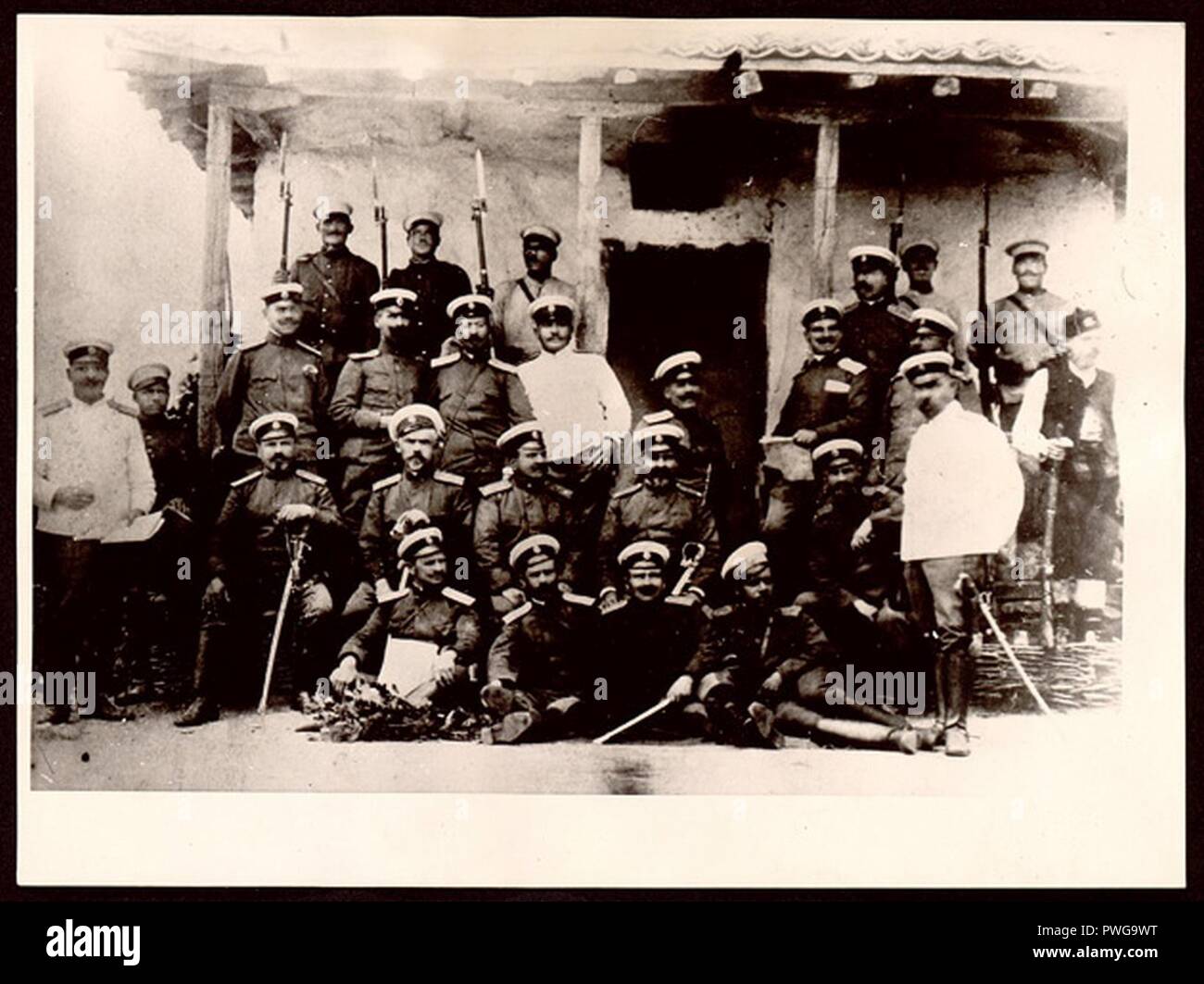 Bulgarian Generals 8 June 1912 Stock Photo - Alamy