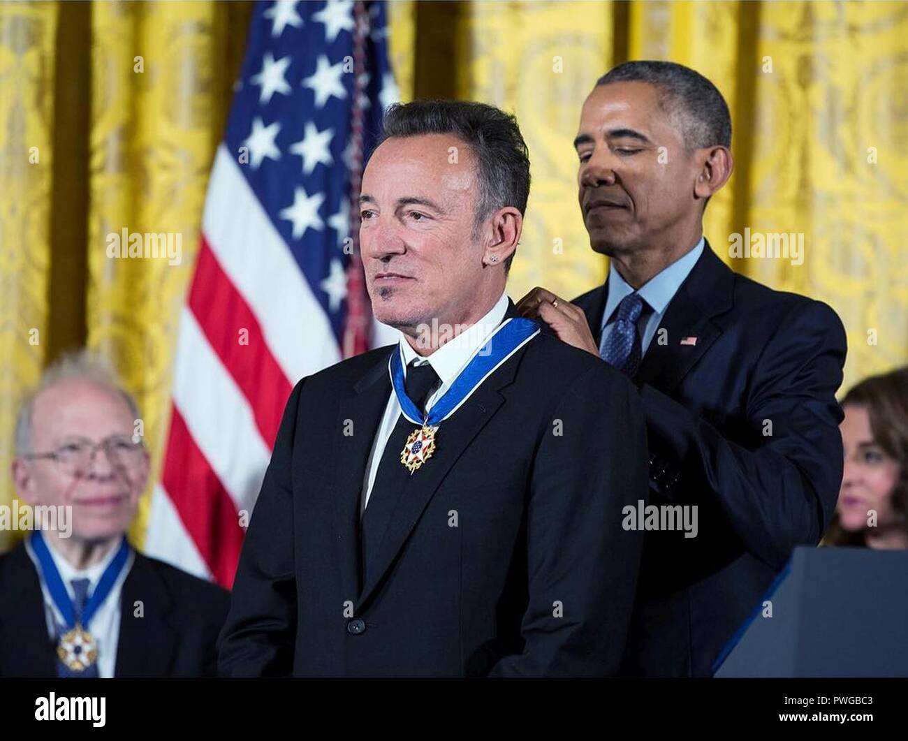 Bruce Springsteen Presidential Medal of Freedom Stock Photo - Alamy