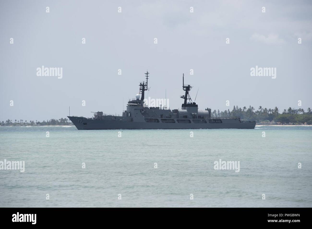 BRP Andres Bonifacio Departs Pearl Harbor - RIMPAC 2018 Stock Photo - Alamy