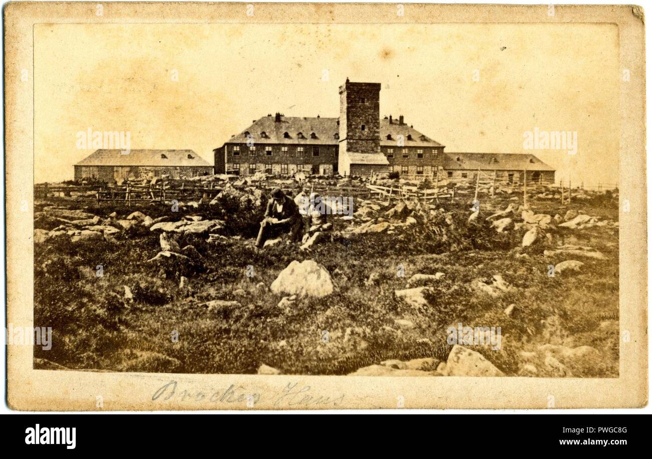 Brockenhaus ca. 1880-90 Stock Photo - Alamy