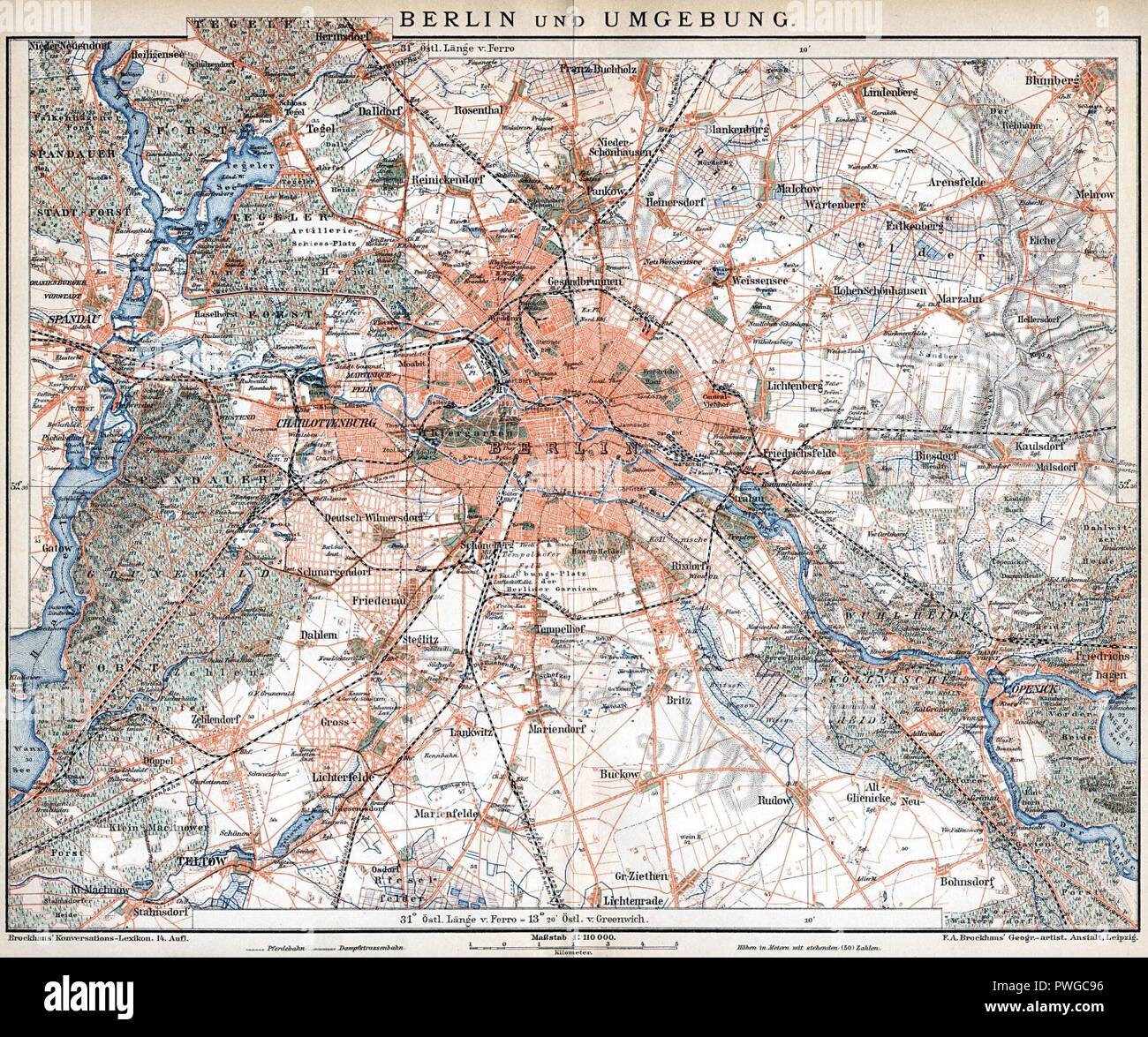 Vintage berlin karte hi-res stock photography and images - Alamy