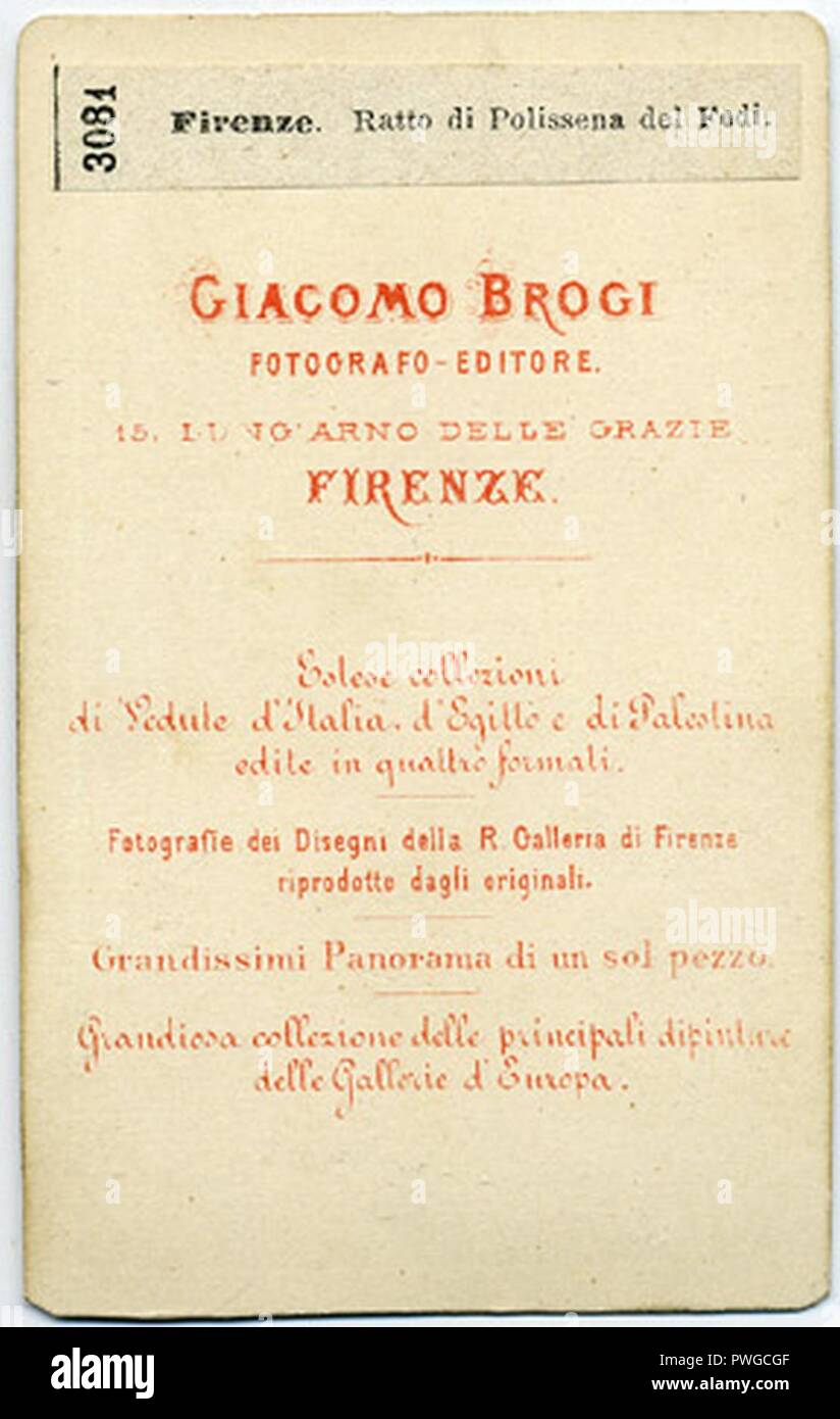 Polissena High Resolution Stock Photography and Images - Alamy