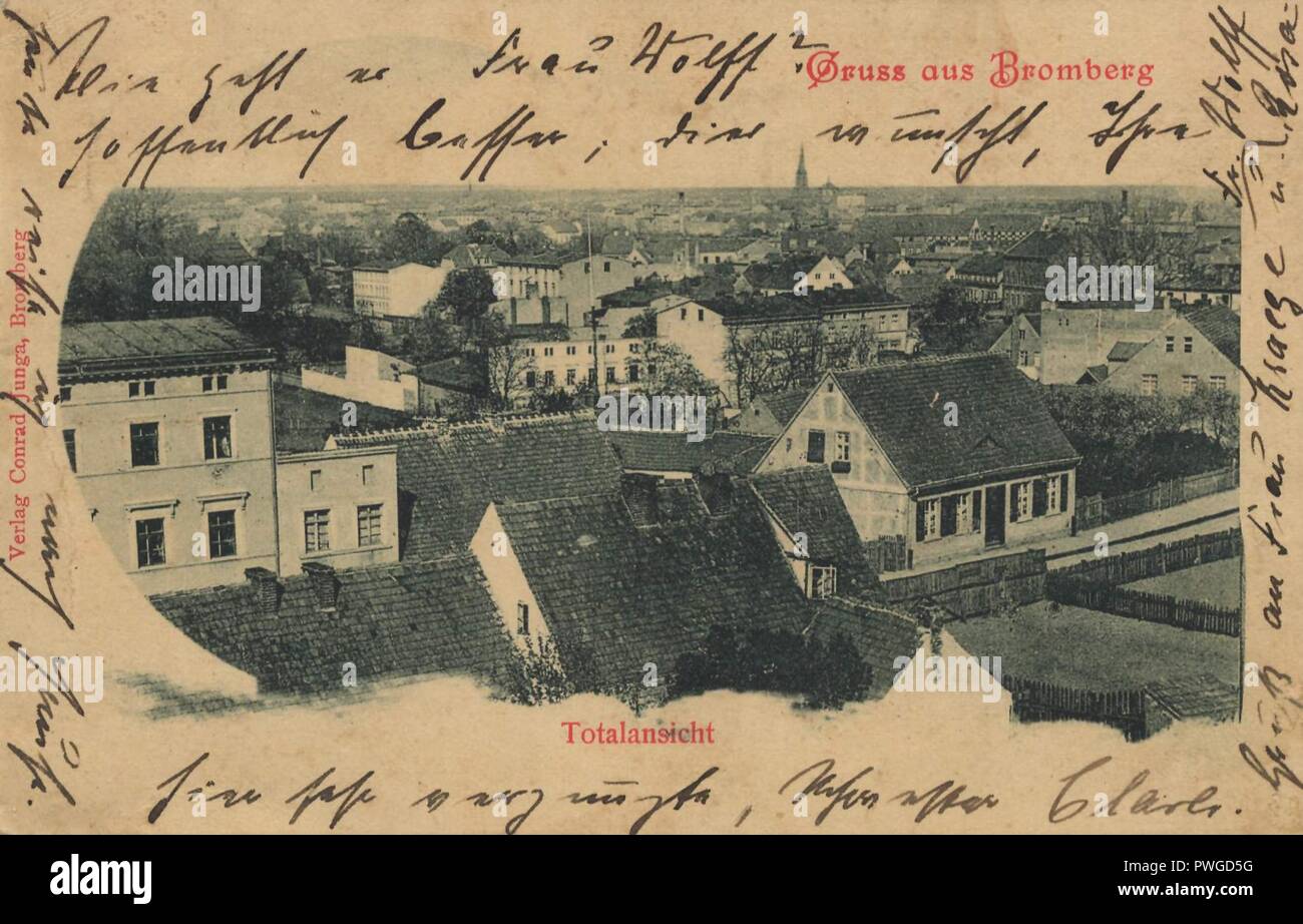 Bromberg, Posen - Stadtansicht Stock Photo - Alamy