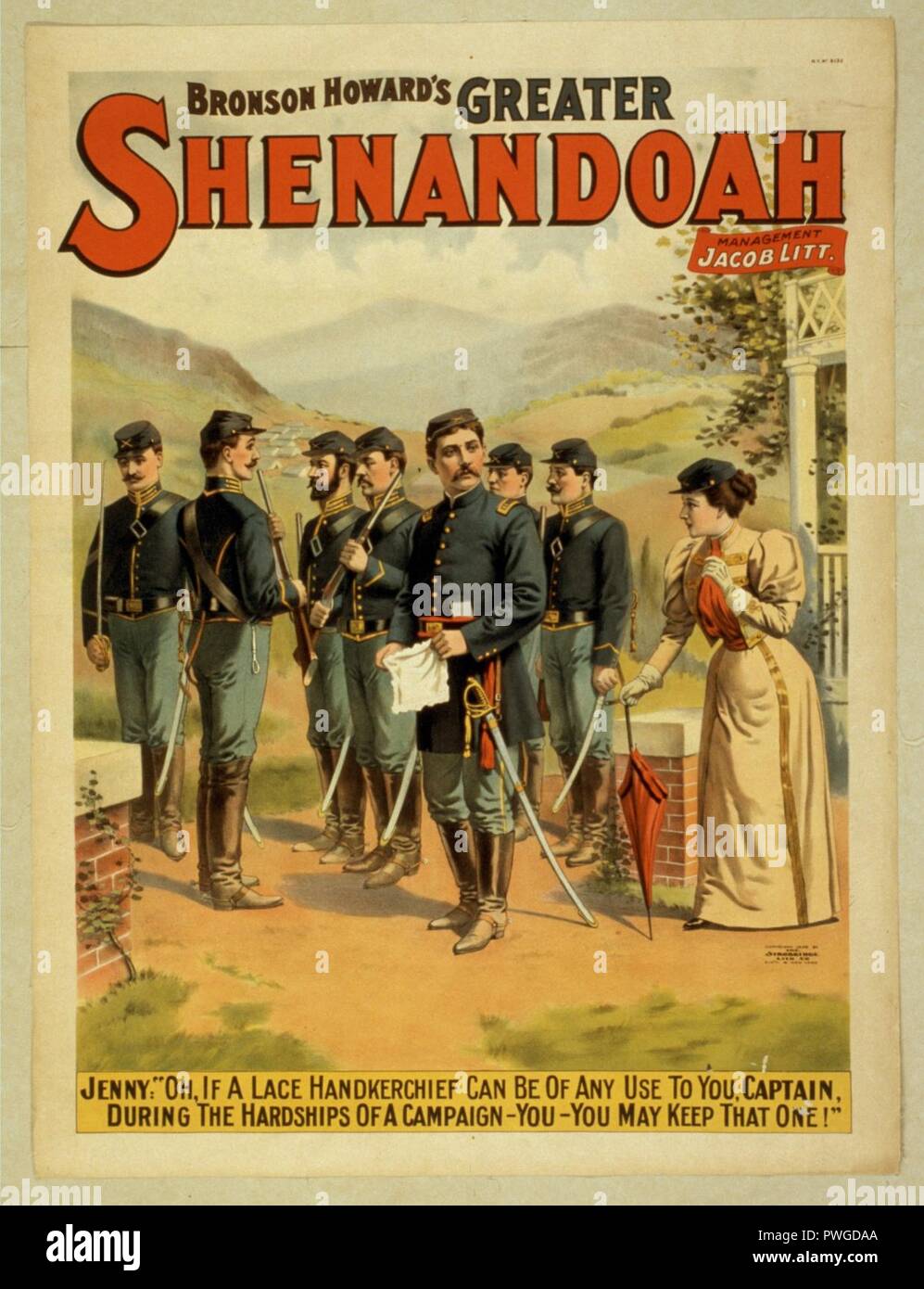 Bronson Howard's greater Shenandoah Stock Photo - Alamy