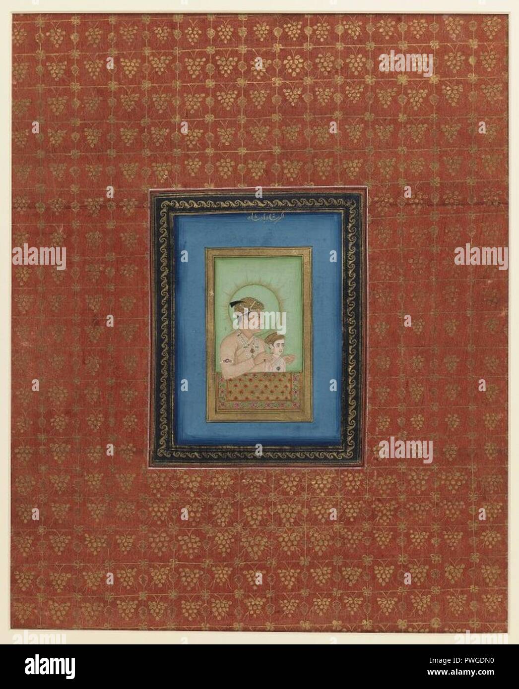 Akbar and One of his Sons or Grandsons Stock Photo - Alamy