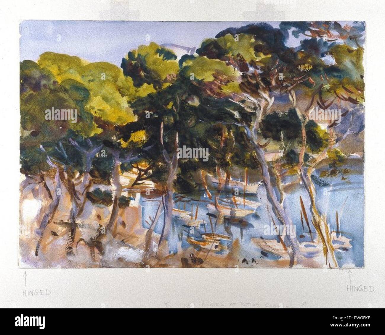 Port of Soller - John Singer Sargent - overall Stock Photo - Alamy