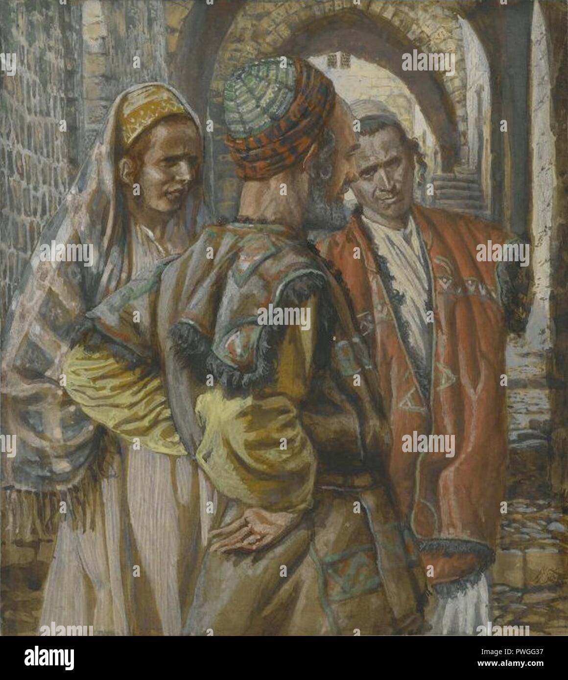 Simon the Cyrenian and His Two Sons Alexander and Rufus (Simon de ...