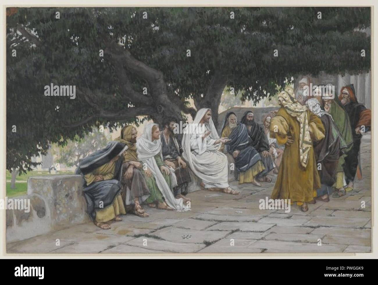 The Pharisees and the Saduccees Come to Tempt Jesus (Les pharisiens et ...