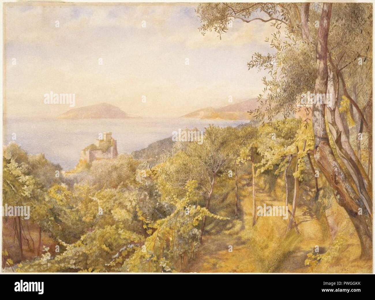 The Priest's Garden - Henry Roderick Newman Stock Photo - Alamy