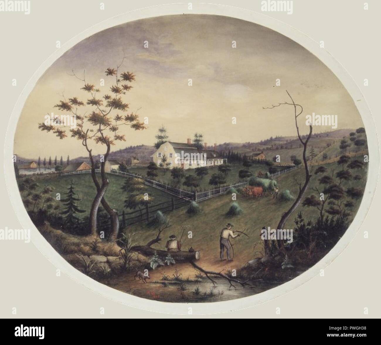 Van Brunt Homestead - James Ryder van Brunt - overall Stock Photo - Alamy