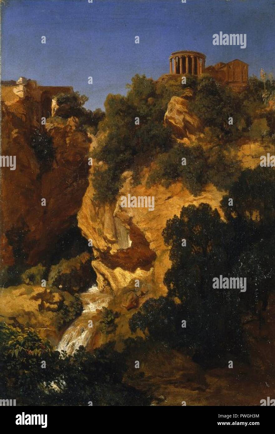 View at Tivoli - Pierre Thuillier Stock Photo - Alamy