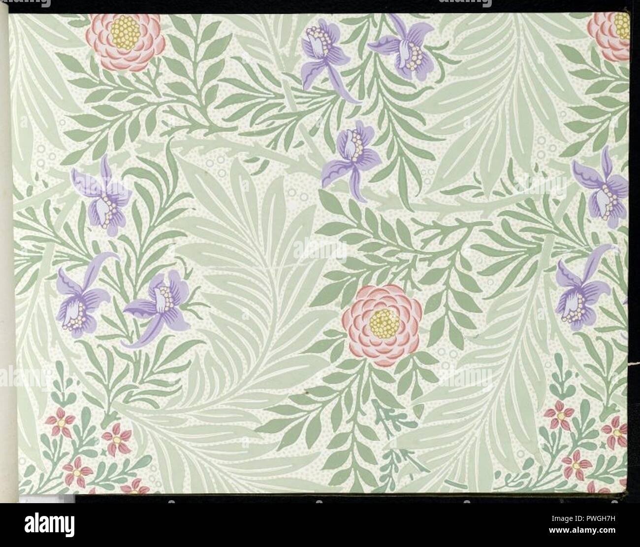 Wallpaper Sample Book 1 - William Morris and Company - page042 Stock ...