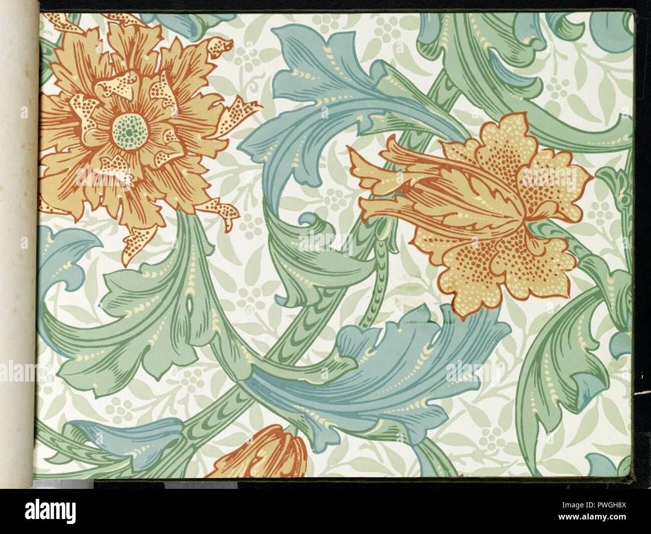 Morris wallpaper sample book hi-res stock photography and images - Alamy
