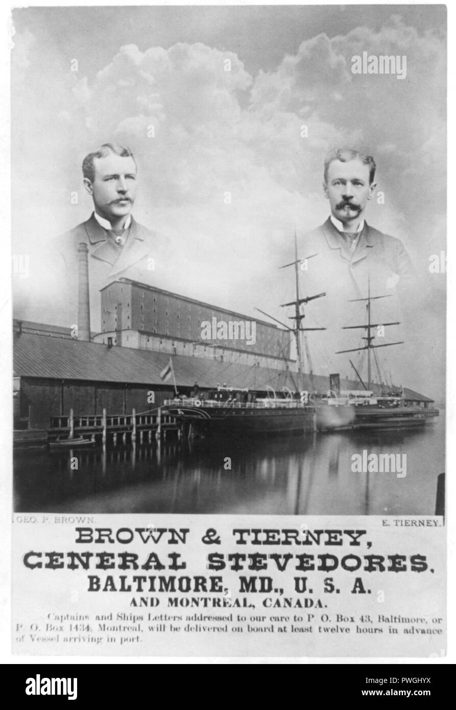 Brown & Tierney, general stevedores, Baltimore, Md., U.S.A. and ...