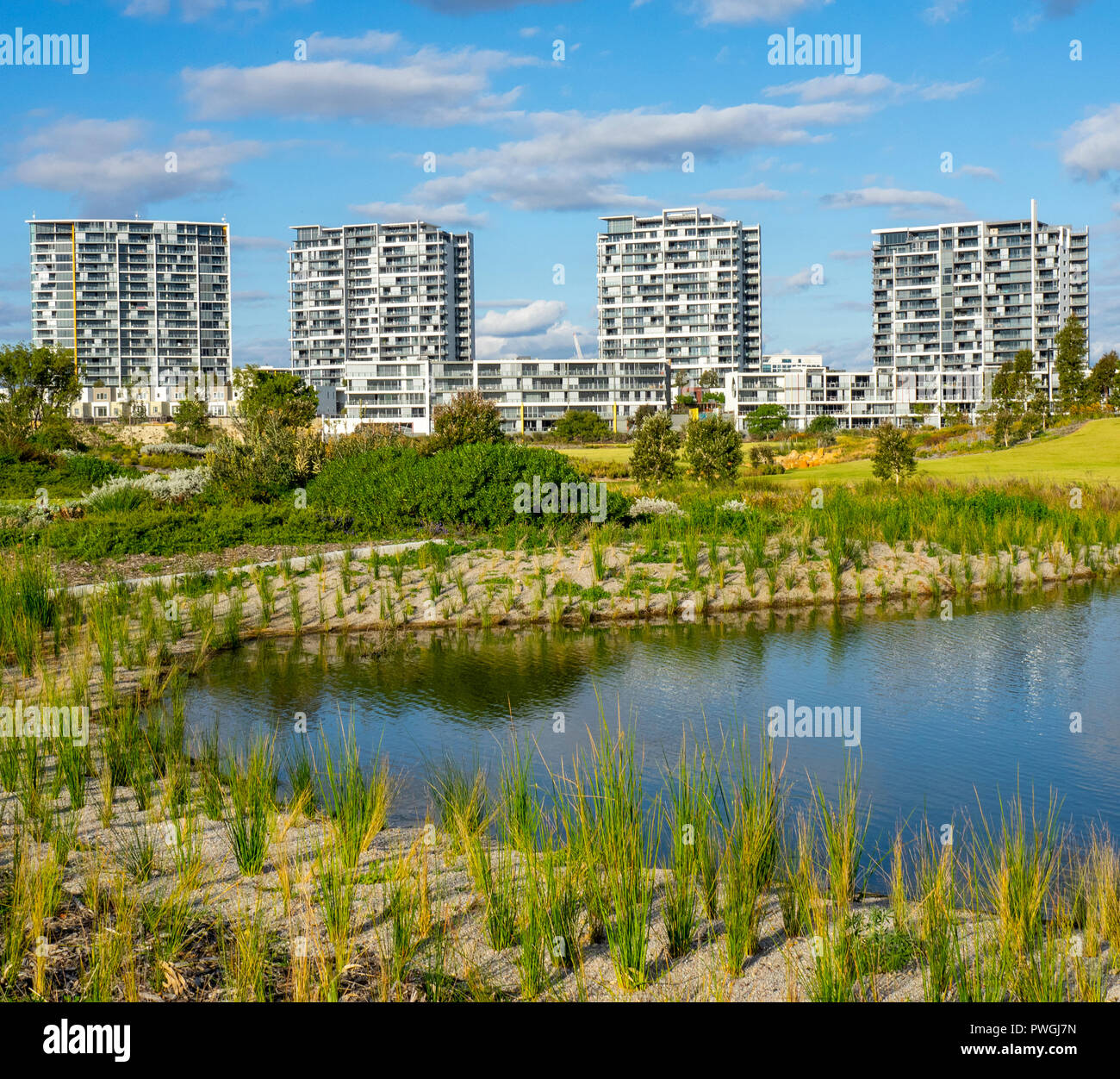 High rise residential condominiums in Burswood Perth Western Australia ...