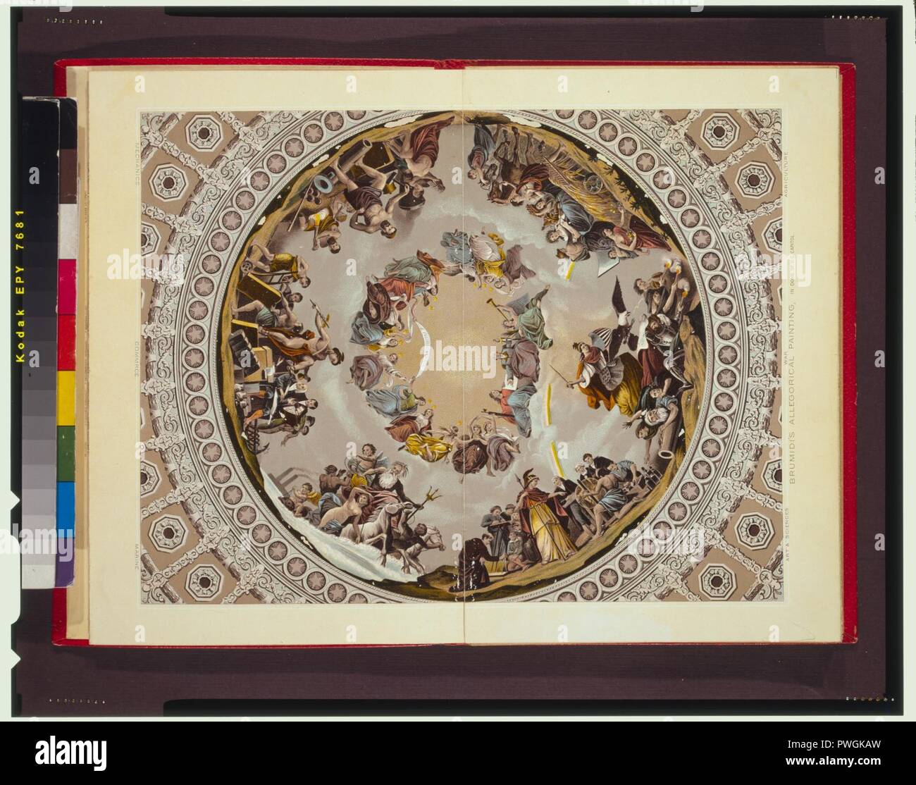 Brumidis allegorical painting hi-res stock photography and images - Alamy