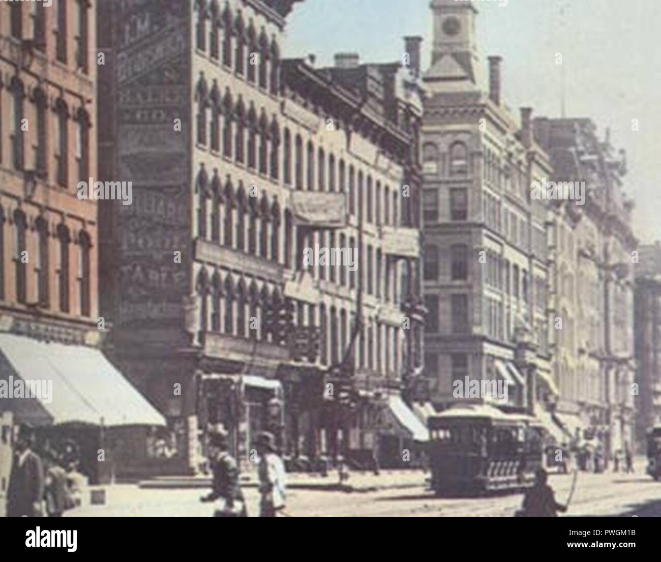 Brunswick Factory on State Street Chicago in 1888 Stock Photo - Alamy