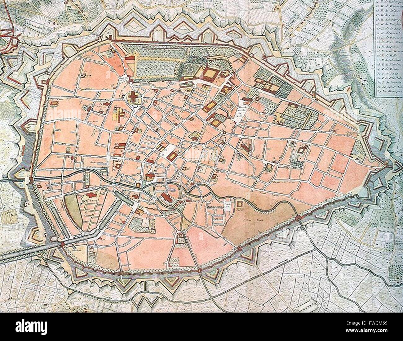 Brussels map hi-res stock photography and images - Alamy