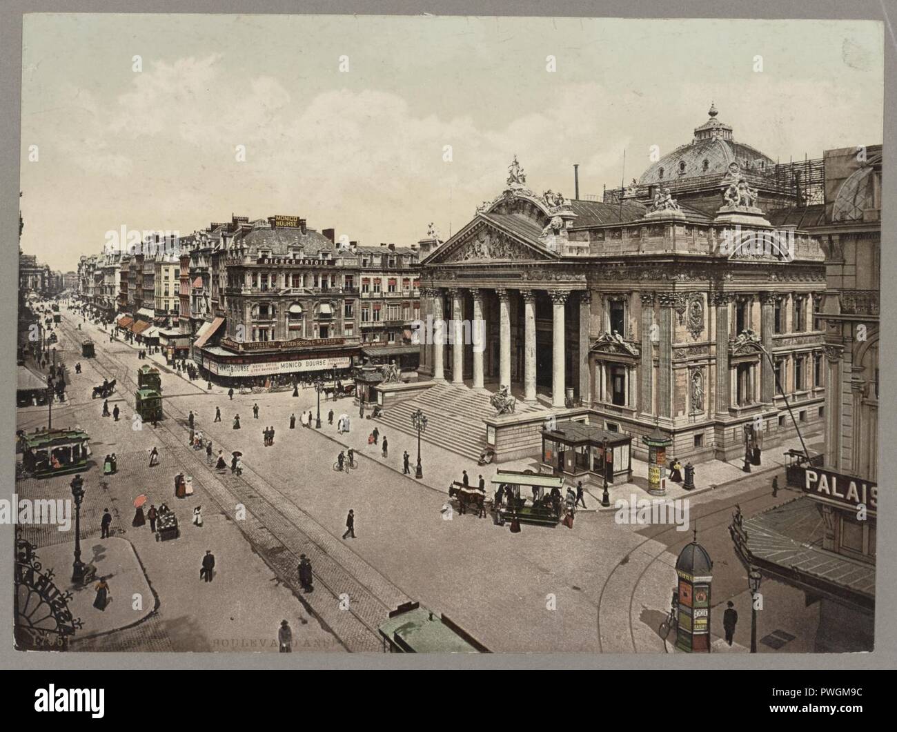Bruxelles. Boulevard Anspach Stock Photo - Alamy Bruxelles. Boulevard Anspach Stock Photo - Alamy