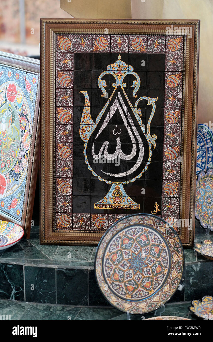 Hand painted ceramics for sale in the city of Tashkent capital of ...