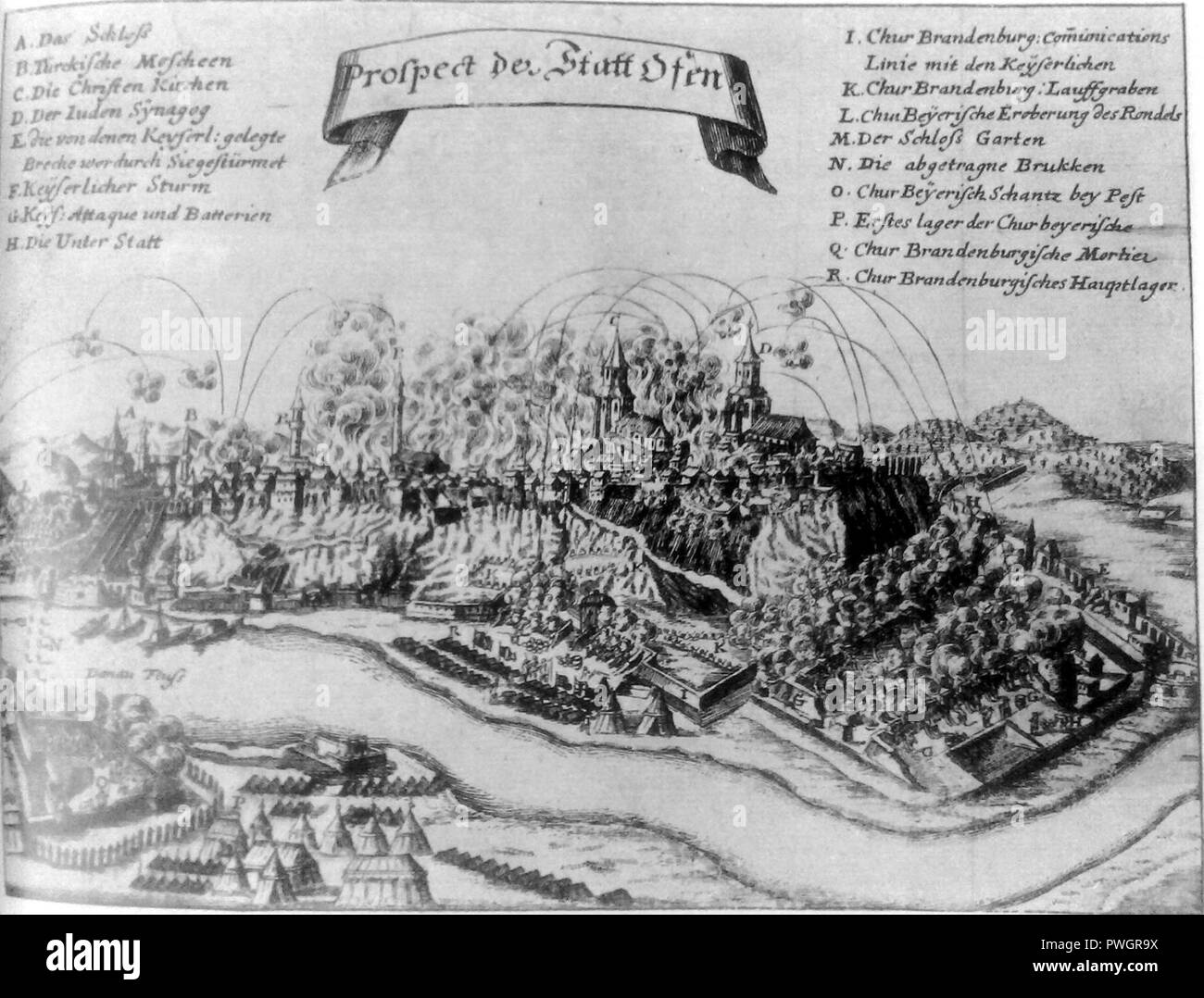 1686 buda Black and White Stock Photos & Images - Alamy