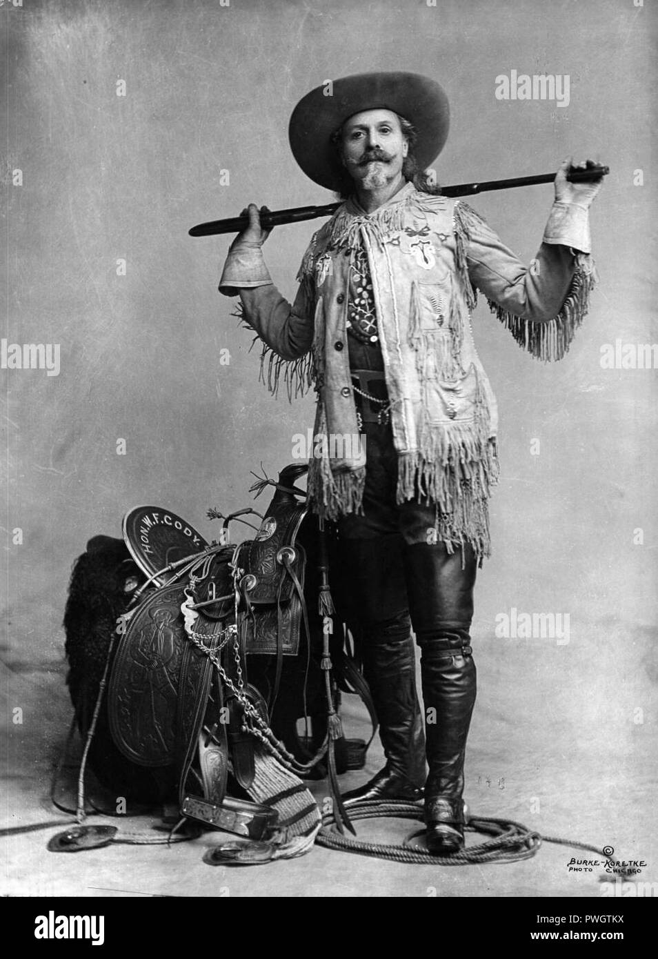 Buffalo bill photo Black and White Stock Photos & Images - Alamy