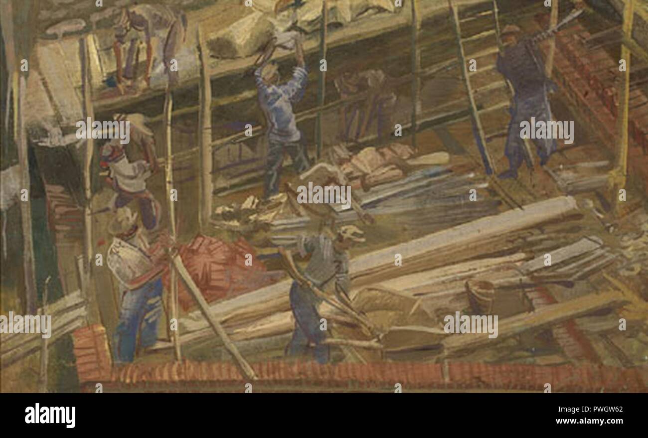 Builders by A.Yakovlev Stock Photo - Alamy